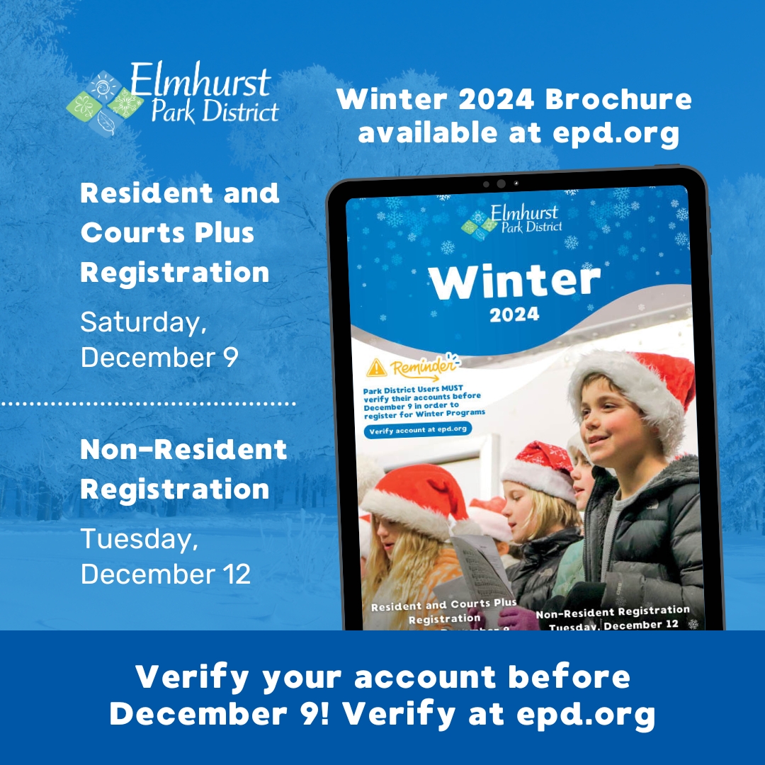 Park District Winter Brochure now available | Courts Plus