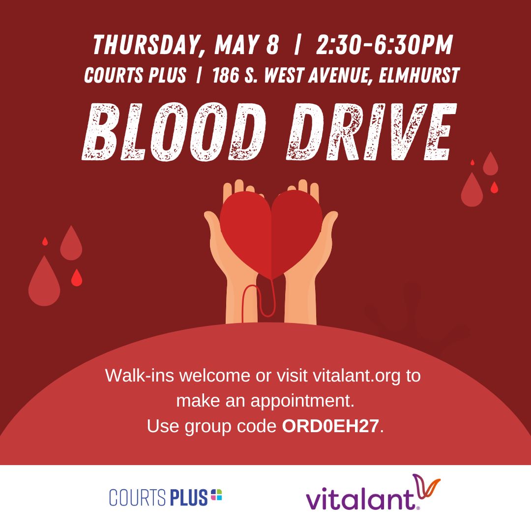 Courts Plus Blood Drive coming up May 8 | Courts Plus
